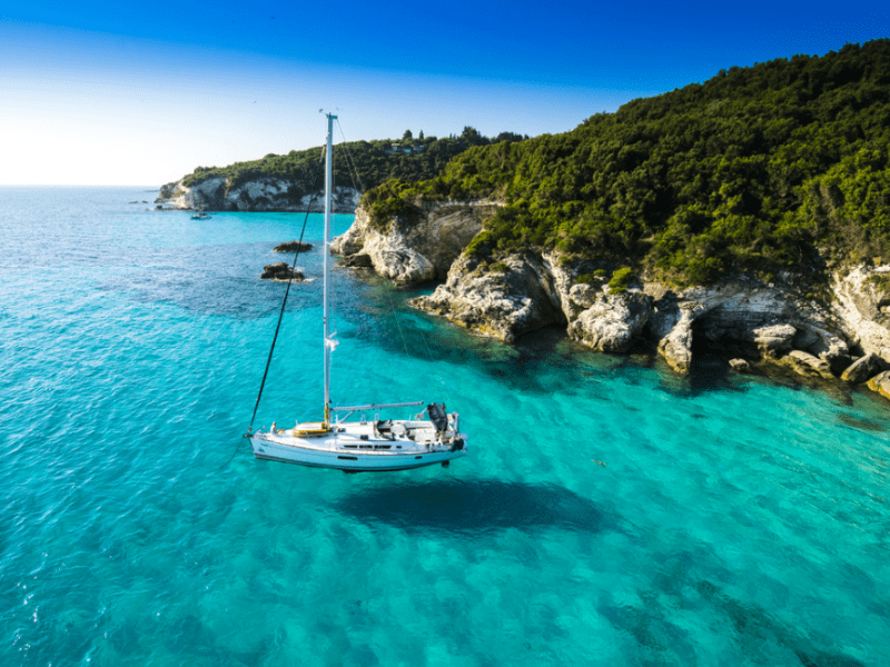 Paxos, Antipaxos, Blue Caves - Fulvia Travel Kassiopi Transfers